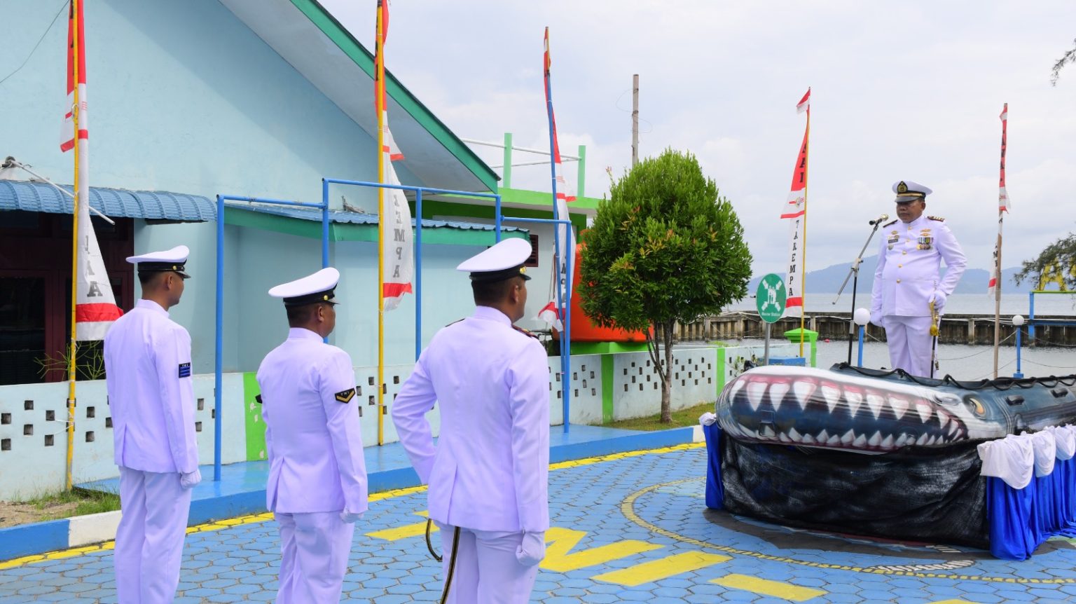 Upacara HUT TNI AL ke-79 di Lanal Tarempa: Panglima TNI Pesan Netralitas dan Profesionalisme ...