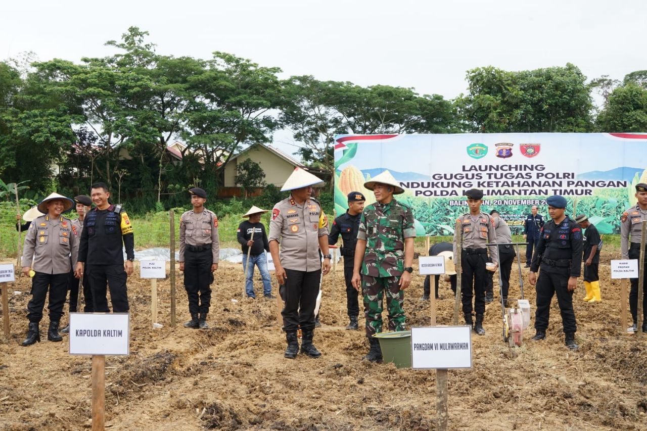 Kapolda Kaltim Resmikan Kick-Off Launching Gugus Tugas Polri untuk Ketahanan Pangan – PRUDENSI