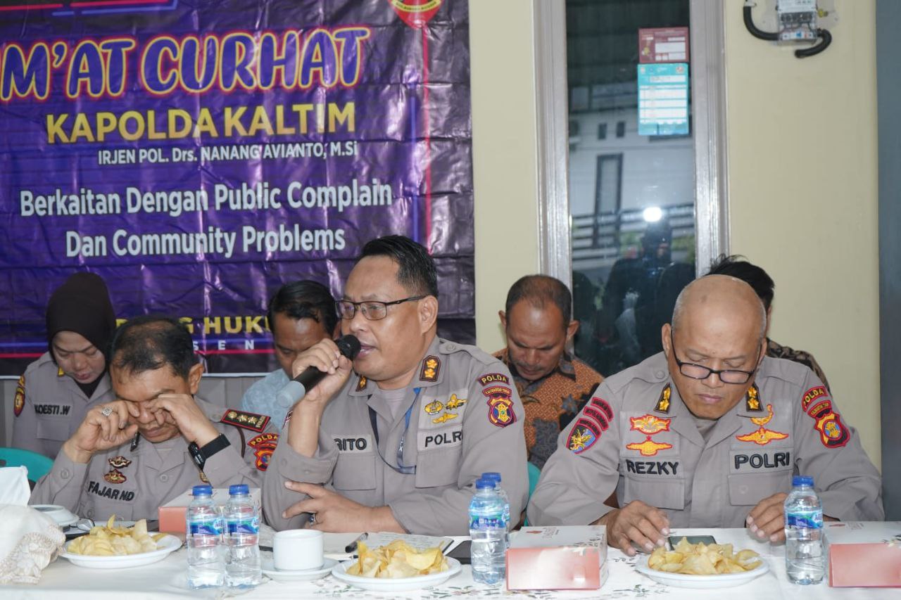 Polda Kaltim Gelar ‘Jumat Curhat’ di Balikpapan, Bahas Masalah Lalu Lintas dan Kelangkaan Gas ...