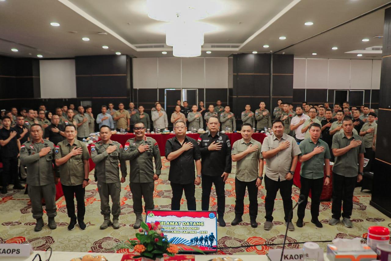 Perkuat Kesiapan Personel, Ops Damai Cartenz-2025 Gelar Gladi Posko di ...